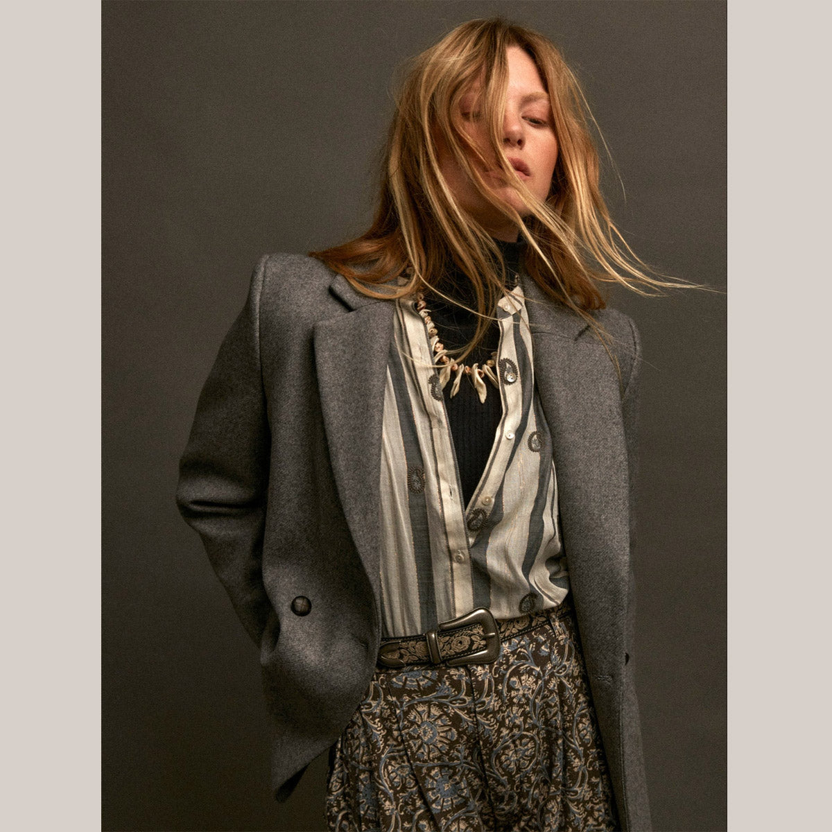 Maison Hotel : PERLA BLOUSE Ivory Paisley - Collector Store Sydney